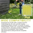 Nylon Weed Eater Bladed Head for Ryobi 18V 24V & 40V String Trimmers w ...