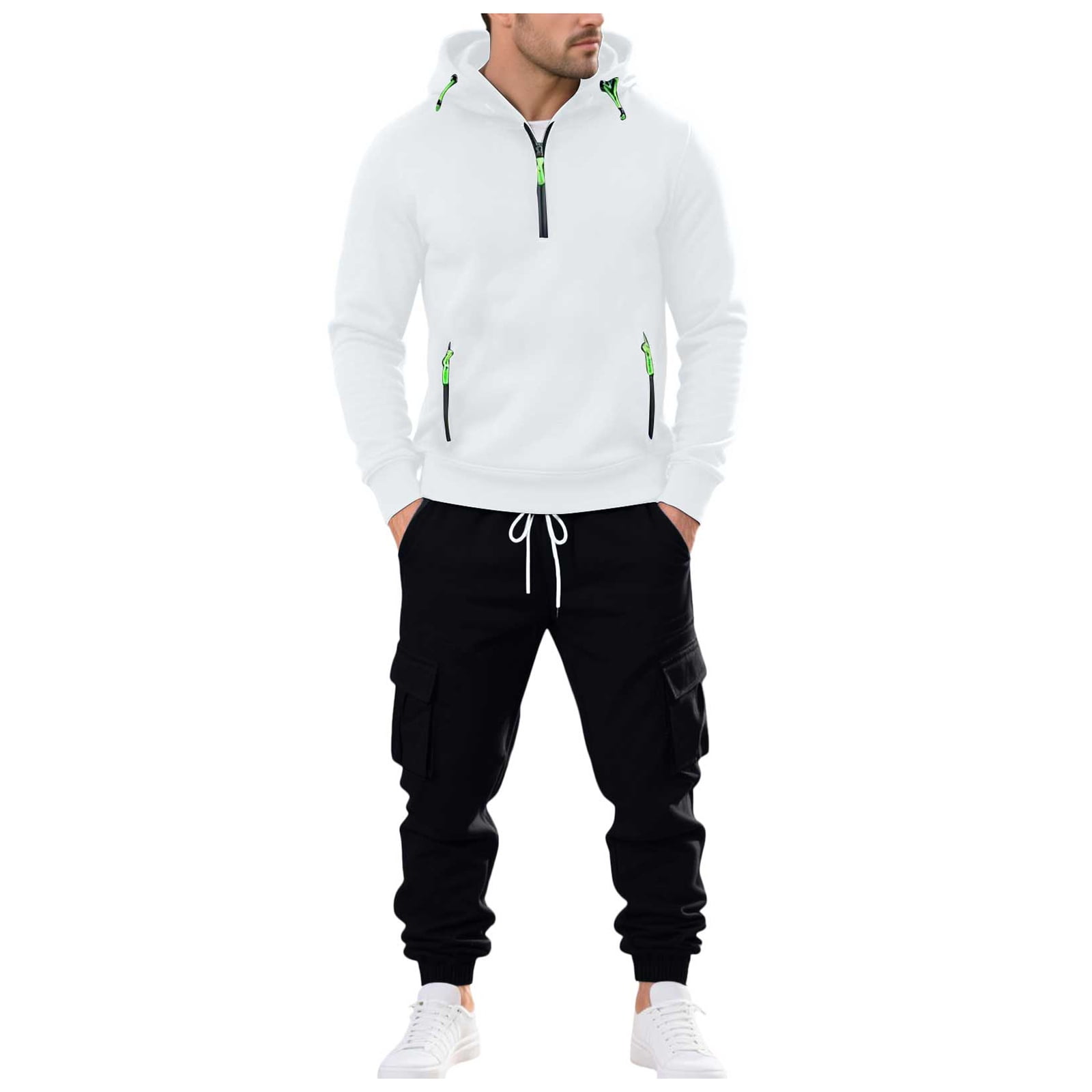 Click here for Ketyyh-Chn99 Mens Sweatsuit 2 Piece Mens Loose Fit... prices