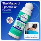 Epsom-It Soothing Nerve Lotion, Roll On Epsom-Salt Magnesium Lotion, Topical Magnesium Cream ...