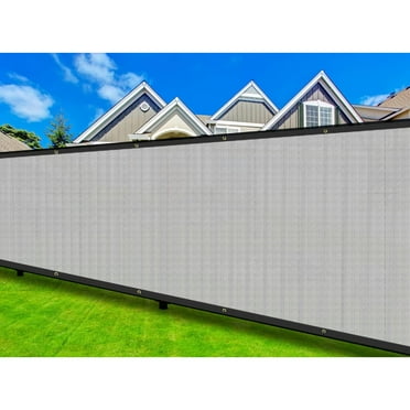 Heavy Duty Privacy Screen Fence 98% Blockage Solid Sand 4'x100' Brass ...