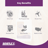 Simplex Floors Floor Polish Solution for Hardwood floors, Wood Parquets ...