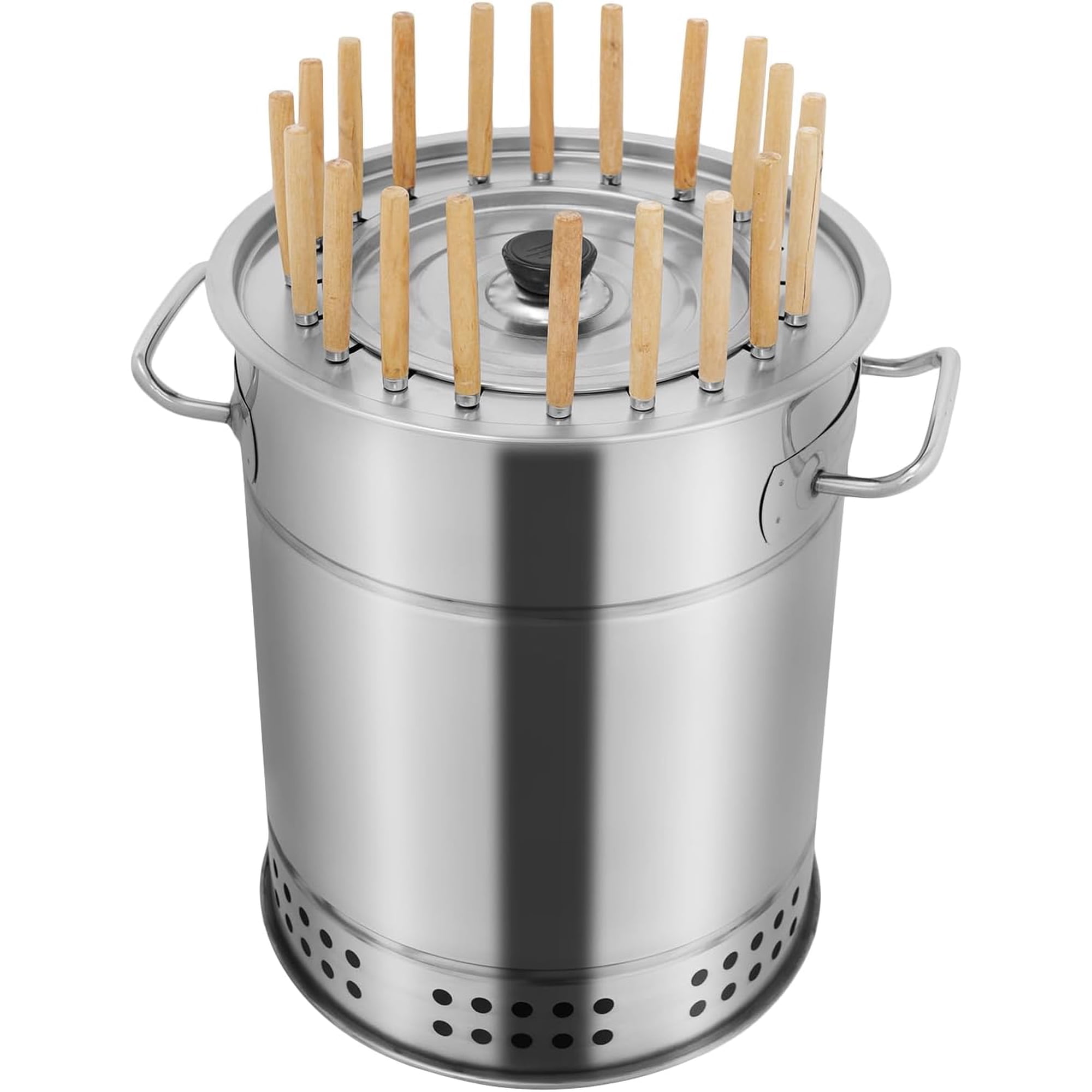 Click here for Zorvita Vertical Charcoal Barrel Grill - Portable... prices