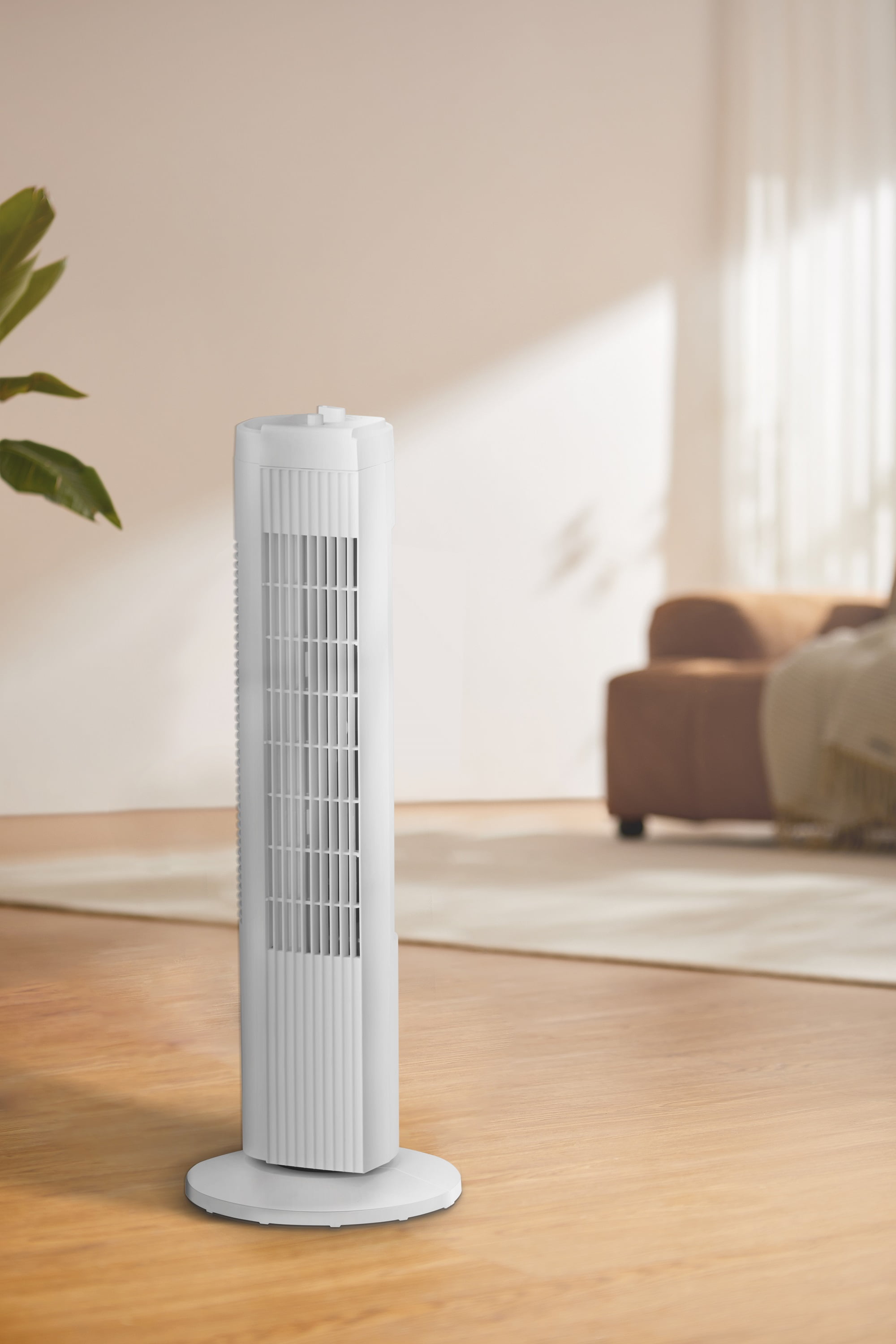 Mainstays 28" Tall, 3-Speed Oscillating Tower Fan, FZ10-19MW, New ...