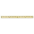 Wood Yardstick With Metal Ends, 36" Long. Clear Lacquer Finish | Bundle ...