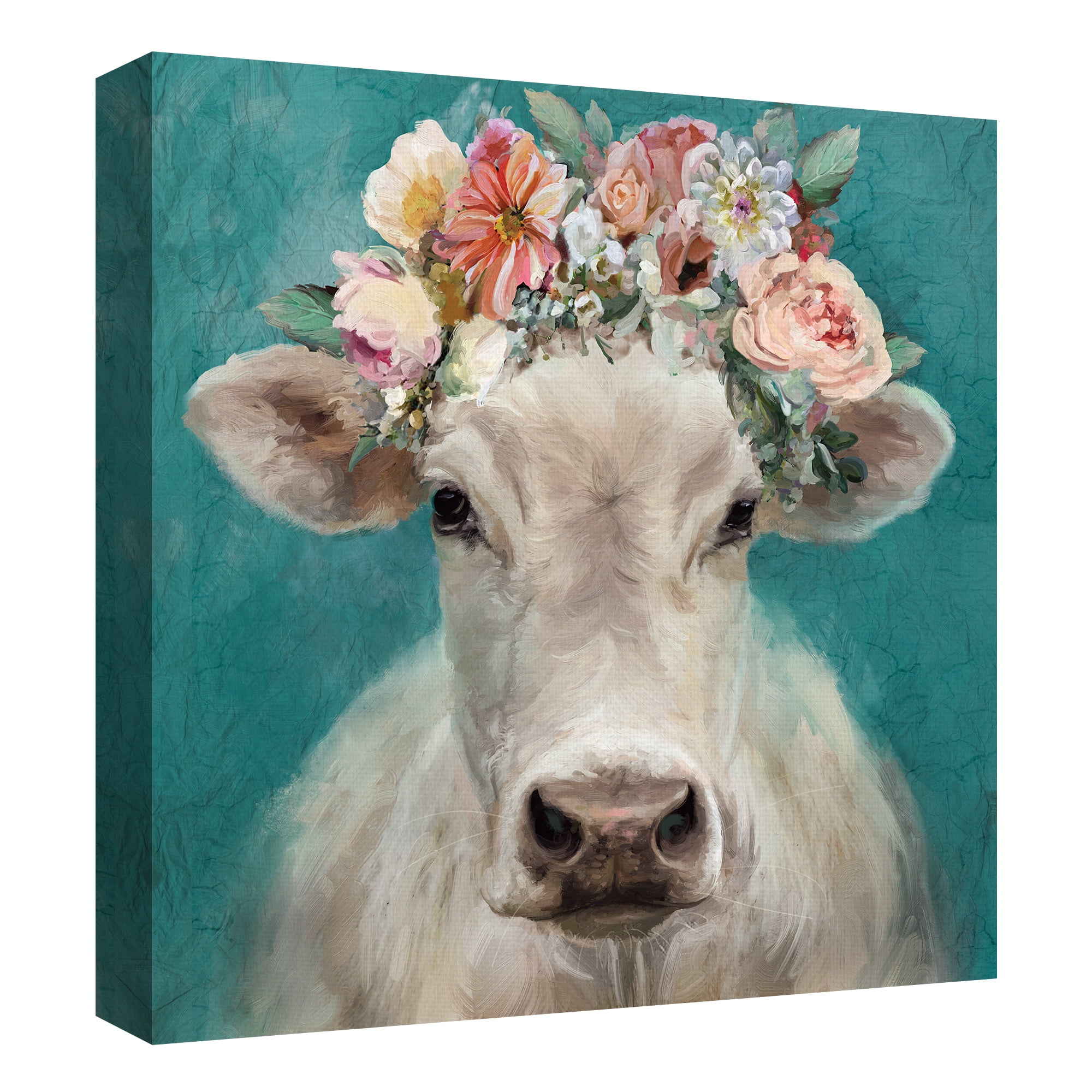 Fancy Cows I, II by Studio Arts Canvas Art - Walmart.com