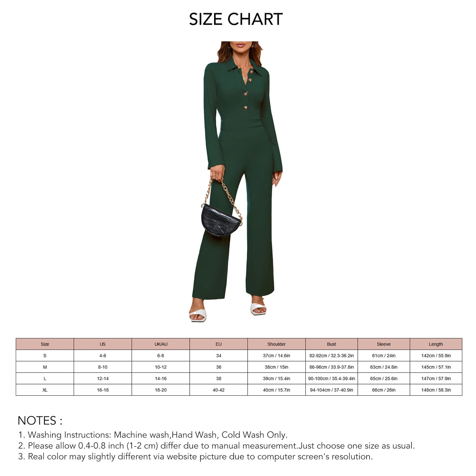 Click here for Estink Jumpsuit Women Long Sleeved Overalls Elegan... prices