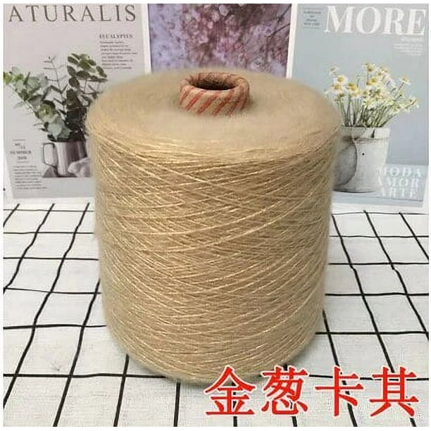 500g/Group of high quality super long wool mohair yarn fine core Alpaca ...