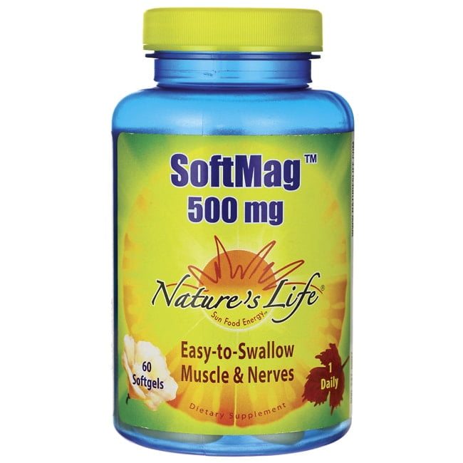 Natures Life SoftMag 500 mg | Magnesium Complex Supplement | Supports ...