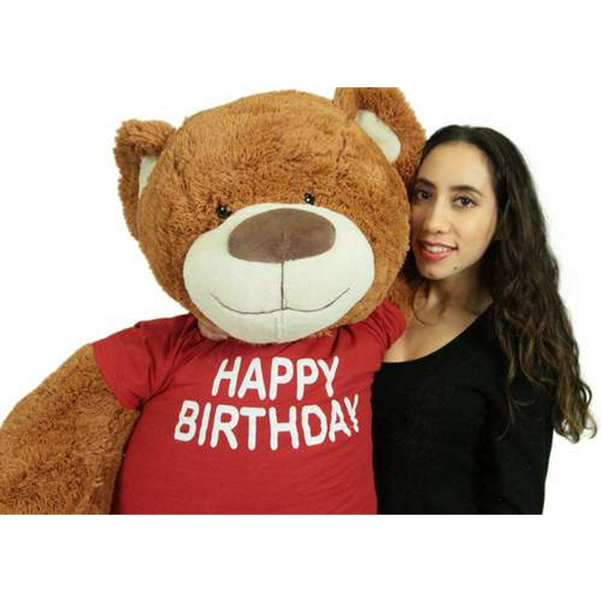 Click here for Big Plush 5 Foot Teddy Bear Wears Removable Happy... prices