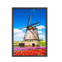 HKSIGN 18X24 Inch LED Backlit Movie Poster Frame, Black, Wall-Mounted ...