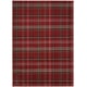 Red Farmhouse Plaid Area Rug by Pinewood Grove - Walmart.com