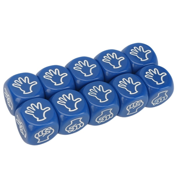 Juego de dados, 10 piezas Juego de adivinanzas con los dedos Juego de ...
