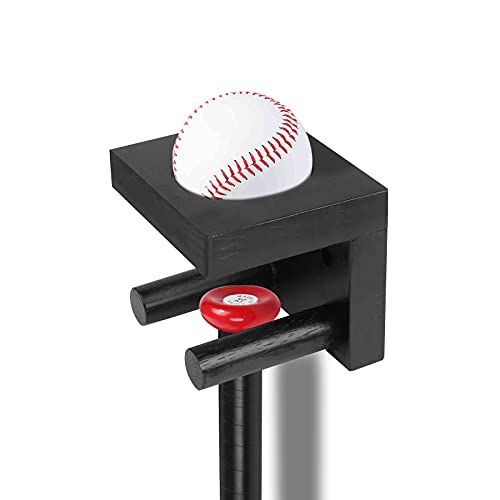 Wooden Baseball Bat Holder Softball Wall Mount Stand, Storage Sports ...