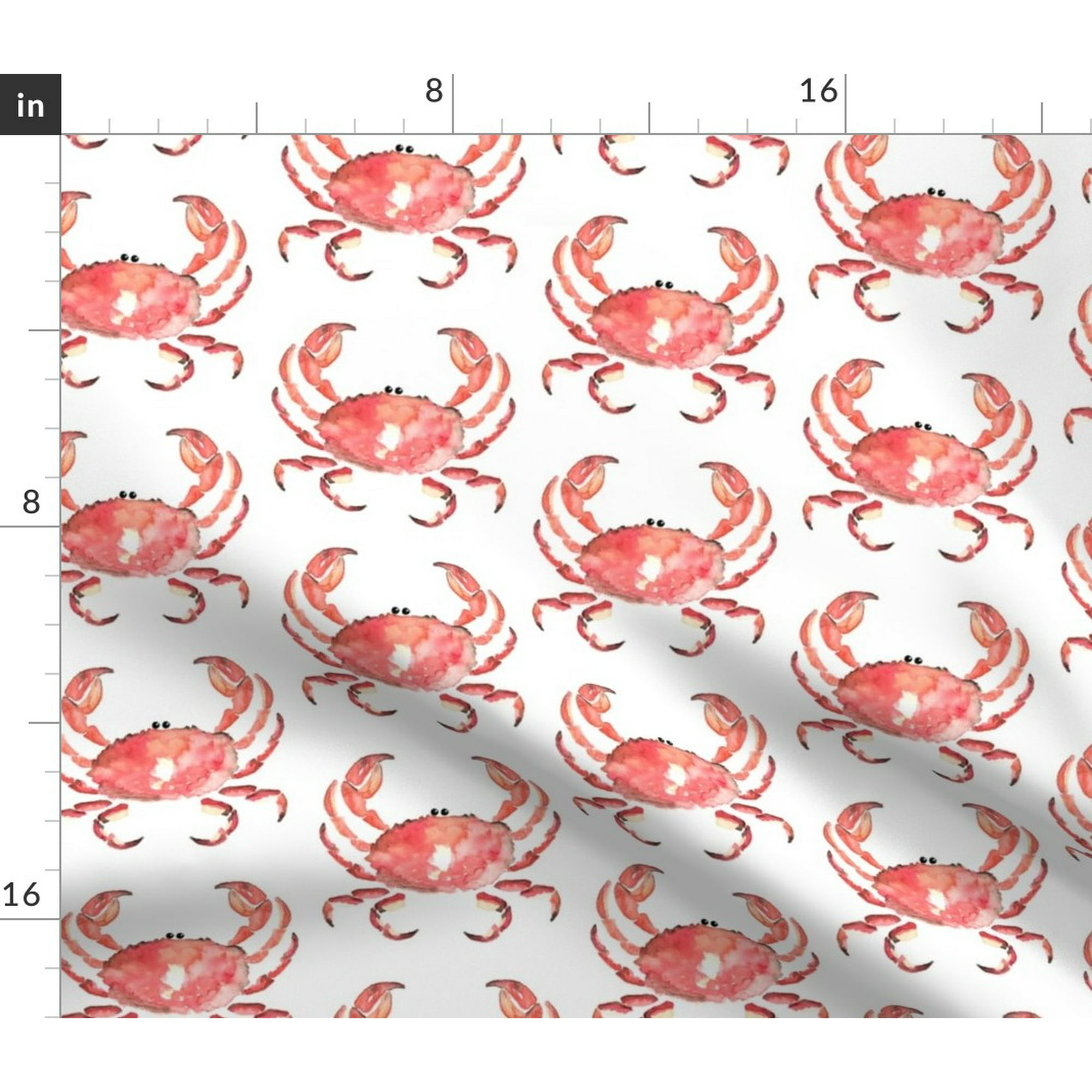 Crab Cotton Fabric