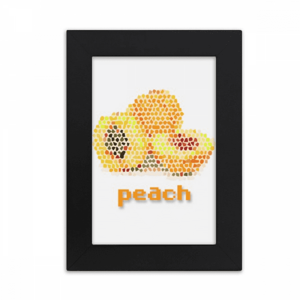 Peach Mosaic Tile Meat Art Deco Fashion Desktop Photo Frame Picture ...
