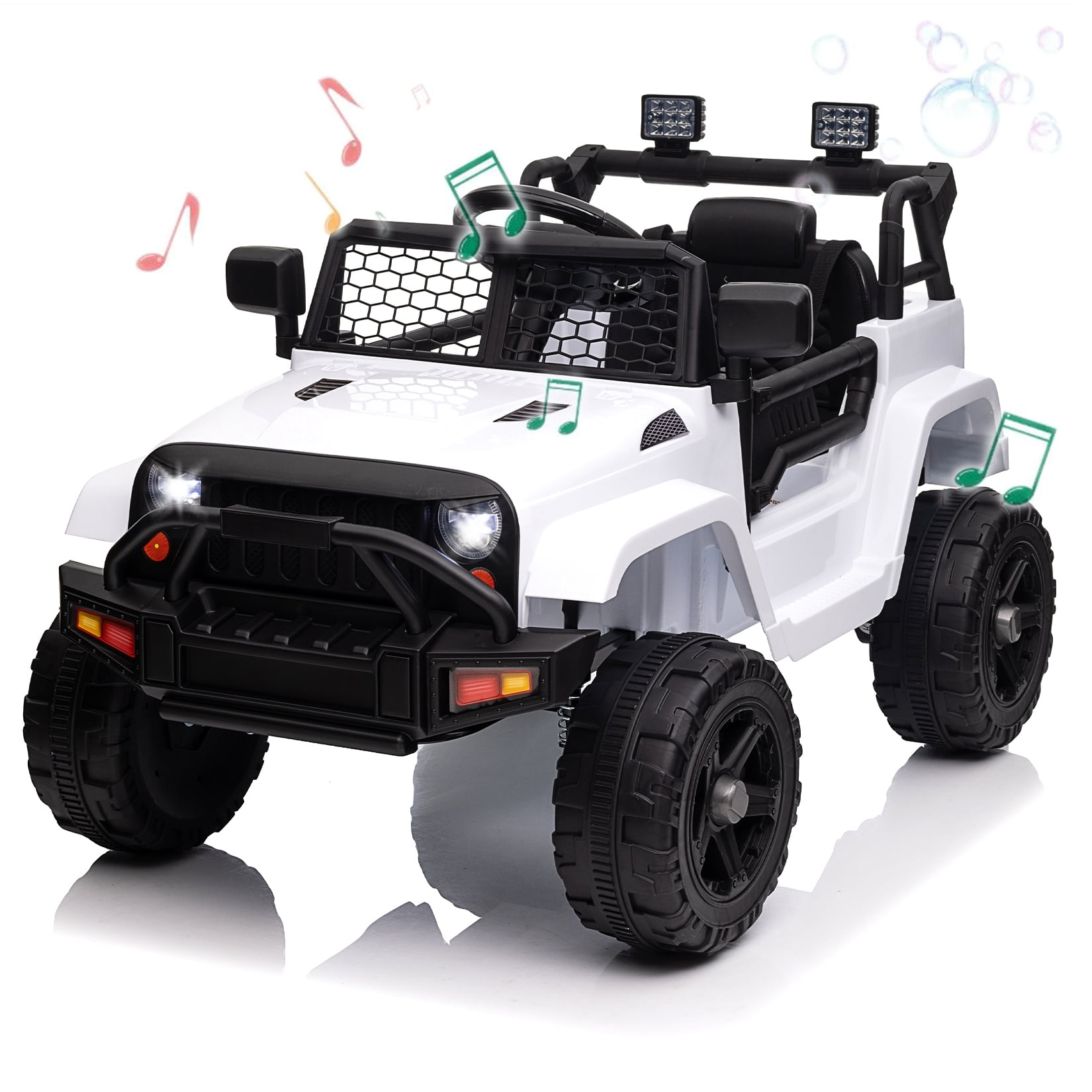 Sakiyrr 12V Powered Ride on Truck Car with Parent Remote Control, 3 ...