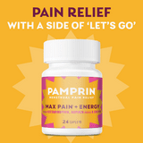 Pamprin Maximum Strength Pain + Energy Menstrual Pain Relief Caplets ...