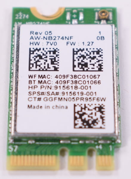 927230-855 Hp Wireless Card 15-BS015DX - Walmart.com - Walmart.com