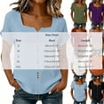 Babysbule Women's Square Notch Neck Rolled Short Sleeve Button Front ...