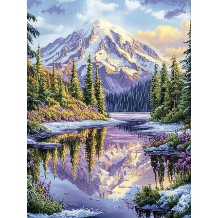 Horse Preprinted 11CT Cross Stitch Kits for Beginners & Adults - Easy ...