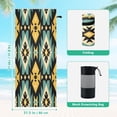 BZSMCE Soft Aztec Geometric Abstract Pattern For Beach Towel with Wind ...