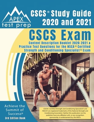 Pre-Owned CSCS Study Guide 2020 and 2021: CSCS Exam Content Description ...