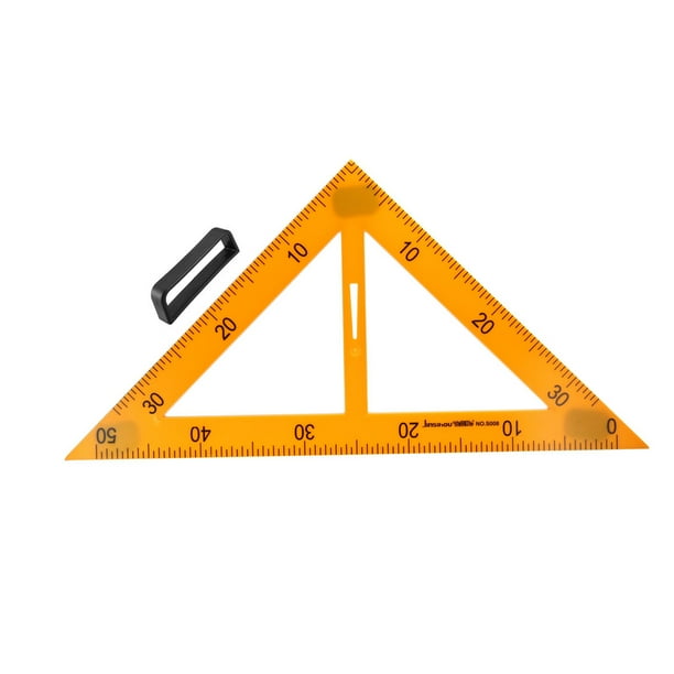 Triangle Ruler Square 45 / 90 Degrees Plastic for Teaching Dry Erase ...