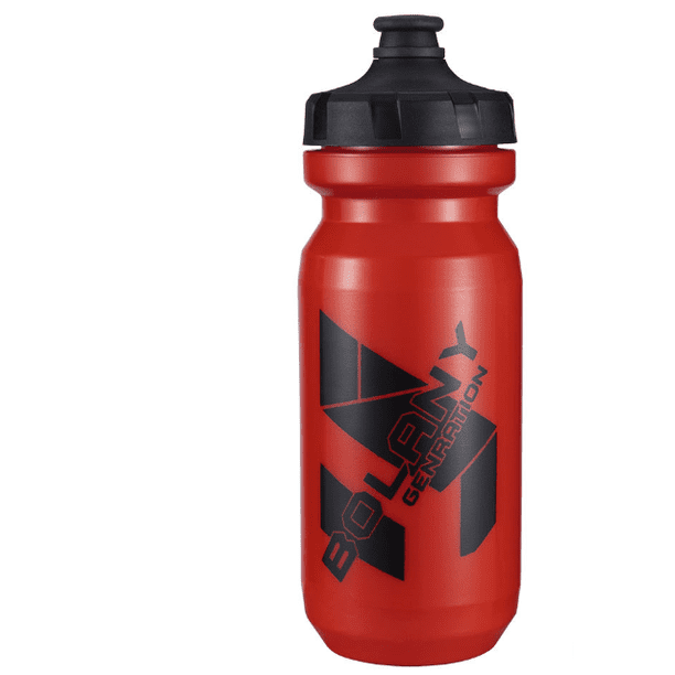 Red, 0.6 liter stainless steel sport water bottle for sports, fitness ...