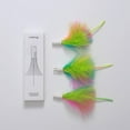 FeelNeedy FN-P20 Interactive Cat Toy Replacement Feather Accessries, 3 ...