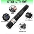 Brothers C Rechargeable High Powered Red Laser Pointer, 10,000 Feet ...