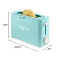 MyMini Single Slice Toaster, Aqua - Walmart.com