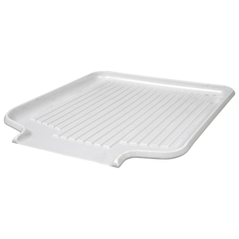 White Dish Drainer Mat Draining Board Kitchen Tray 15.25x13.375 ...