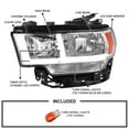 Spec-D Tuning Chrome Headlights w/ LED Tube Compatible with 2019-2024 ...