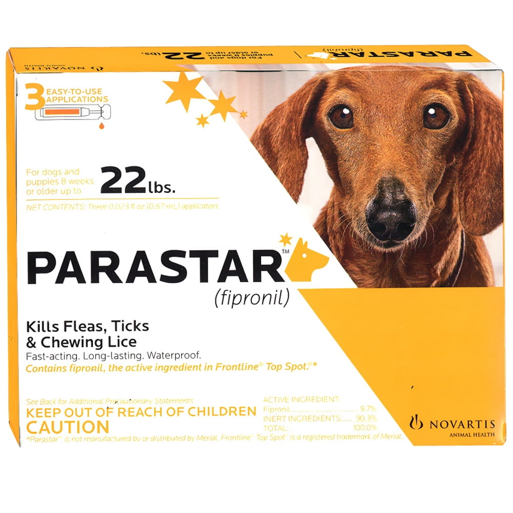 Parastar for Dogs [4-22 lbs] (3 count) - Walmart.com