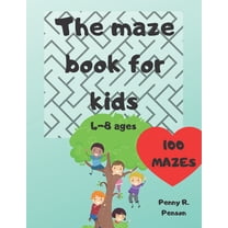 Easter maze book: Easter maze puzzles for kids 8-12 100 challenging and ...