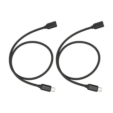 Type-C Extension Cable,2PCS Type-C Male To Female Extension Cable PD ...