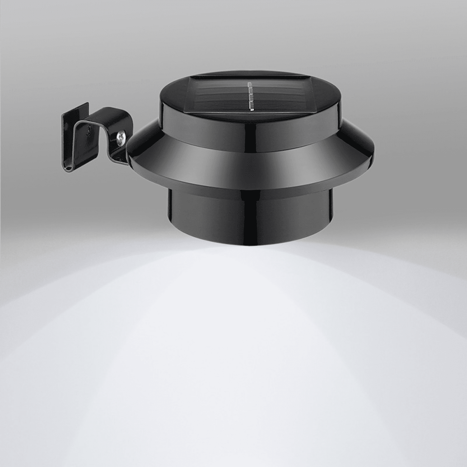 JUSTUP Solar Fence Lights Outdoor Gutter Light Waterproof for Deck ...