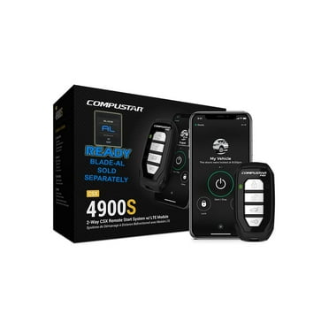 Compustar CSX9900-AS 2-Way Remote Start Security Kit with Auto Keyless Entry, Car Alarm System ...