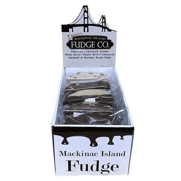 Devon's Mackinac Island Assorted Fudge Variety 25-Pack Display Box - Walmart.com