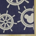 Disney Outdoor Mickey Mouse Maritime Coastal Geometric Navy Area Rug ...