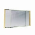 Wood Frame Adjustable Window Screen Clear Insect Mosquito Cat Window ...