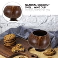 BESTYASH 1Pc Coconut Shell Drinking Cup Assorted Color Beverage Glass ...