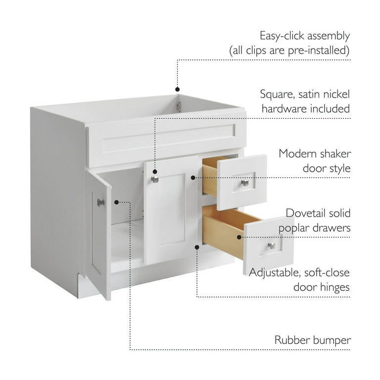 Vanities Drawer Clips
