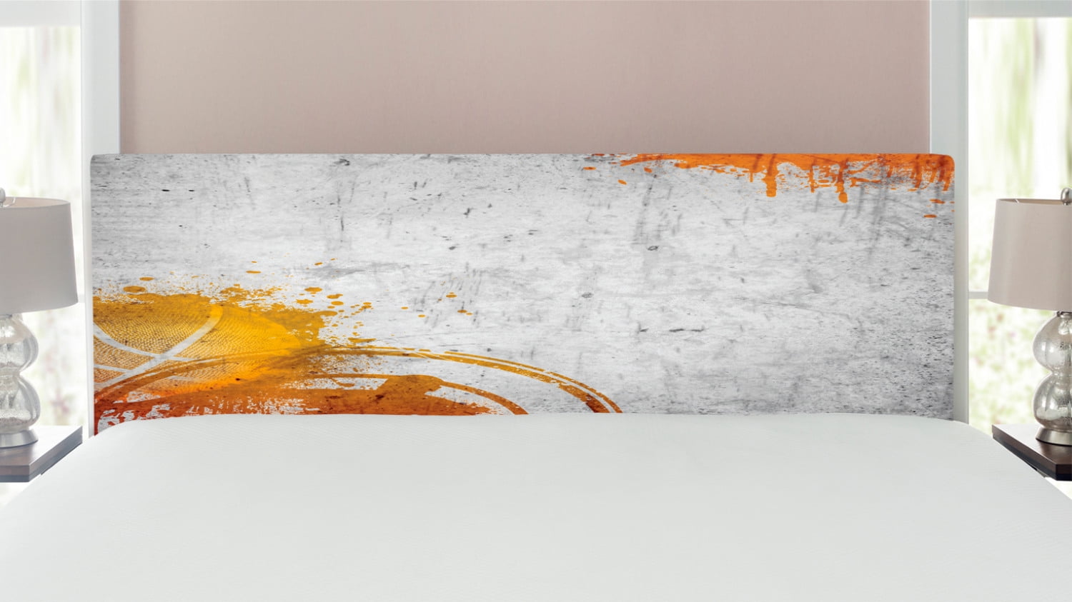 Basketball Headboard, Basketball Streetball and Paint Stains Image on ...