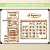 Walmart 97 Pcs Classroom Calendar Bulletin Board Set, Monthly Teacher ...