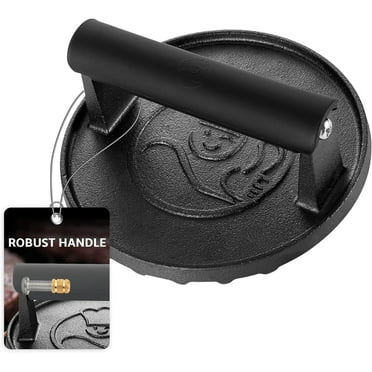 Blackstone Cast Iron XL Griddle Grill Press with Signature Handle ...