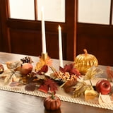 VALERY MADELYN 8Ft Pre Lit Lighted Harvest Fall Artificial Garland ...