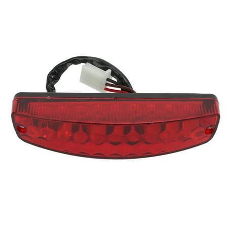 ANGGREK ATV Rear Stop Light,LED Rear Tail Brake Light 3PIN Waterproof ...