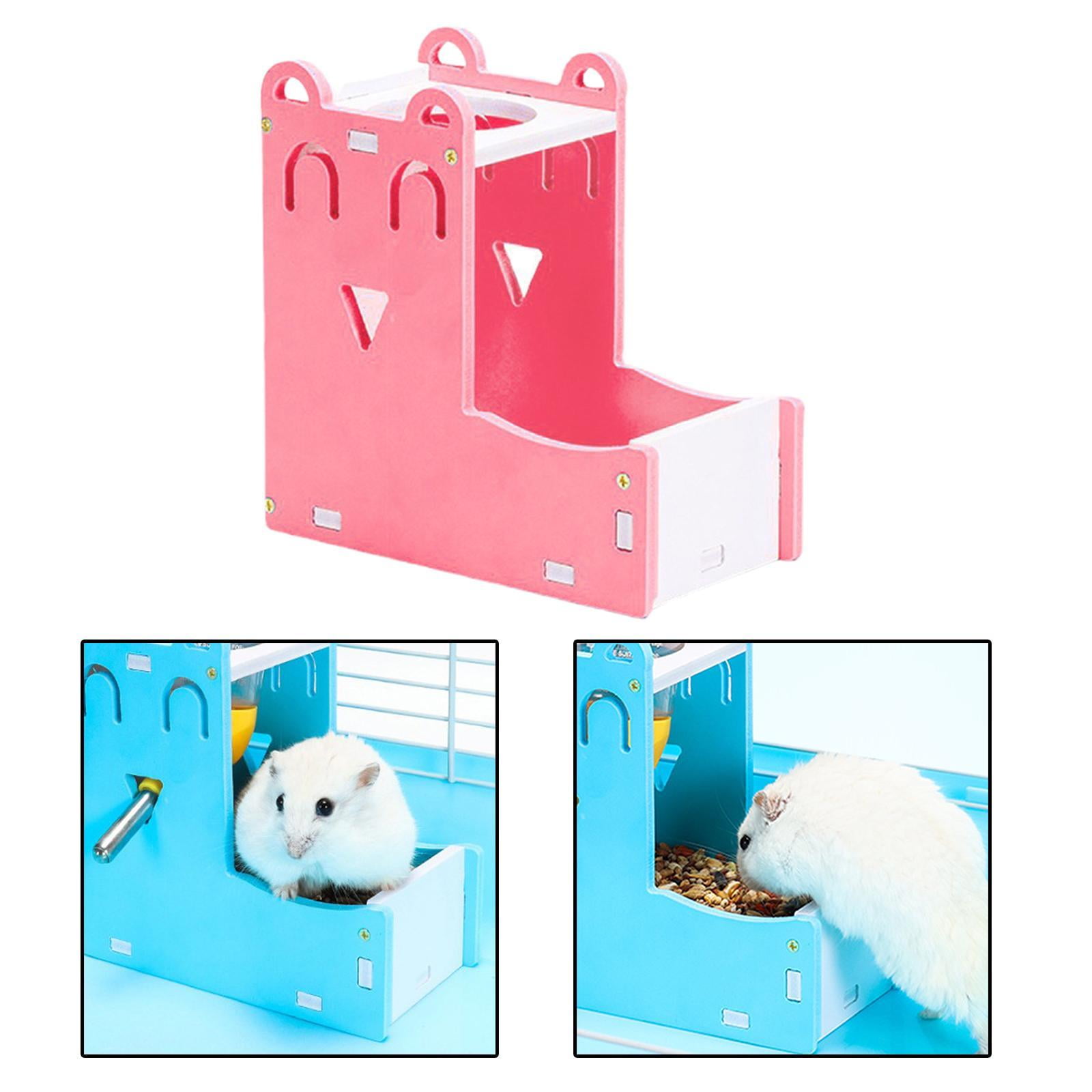 Automatic Hamster Food Bowl Gravity Feeders Hanging Food Bowl Automatic ...