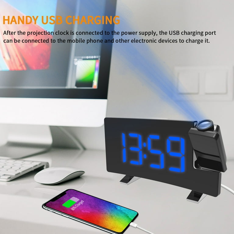 Clock Radio That Projects Time On Ceiling | Shelly Lighting